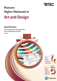 BTEC Higher Nationals Art and Design (2017) RQF | Pearson qualifications