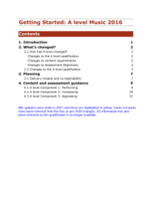 Edexcel AS and A level Music (2016) | Pearson qualifications