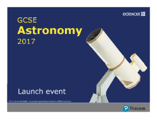 Edexcel GCSE Astronomy (2017) | Pearson qualifications