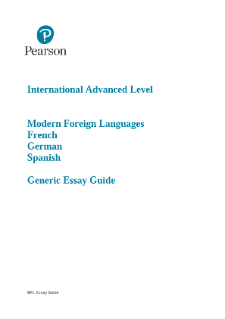 Languages | Pearson qualifications