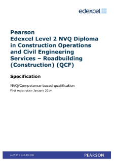 NVQ and competence-based qualifications (QCF) | Construction Operations ...