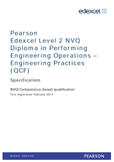 NVQ (QCF) | Performing Engineering Operations - Engineering Practices ...